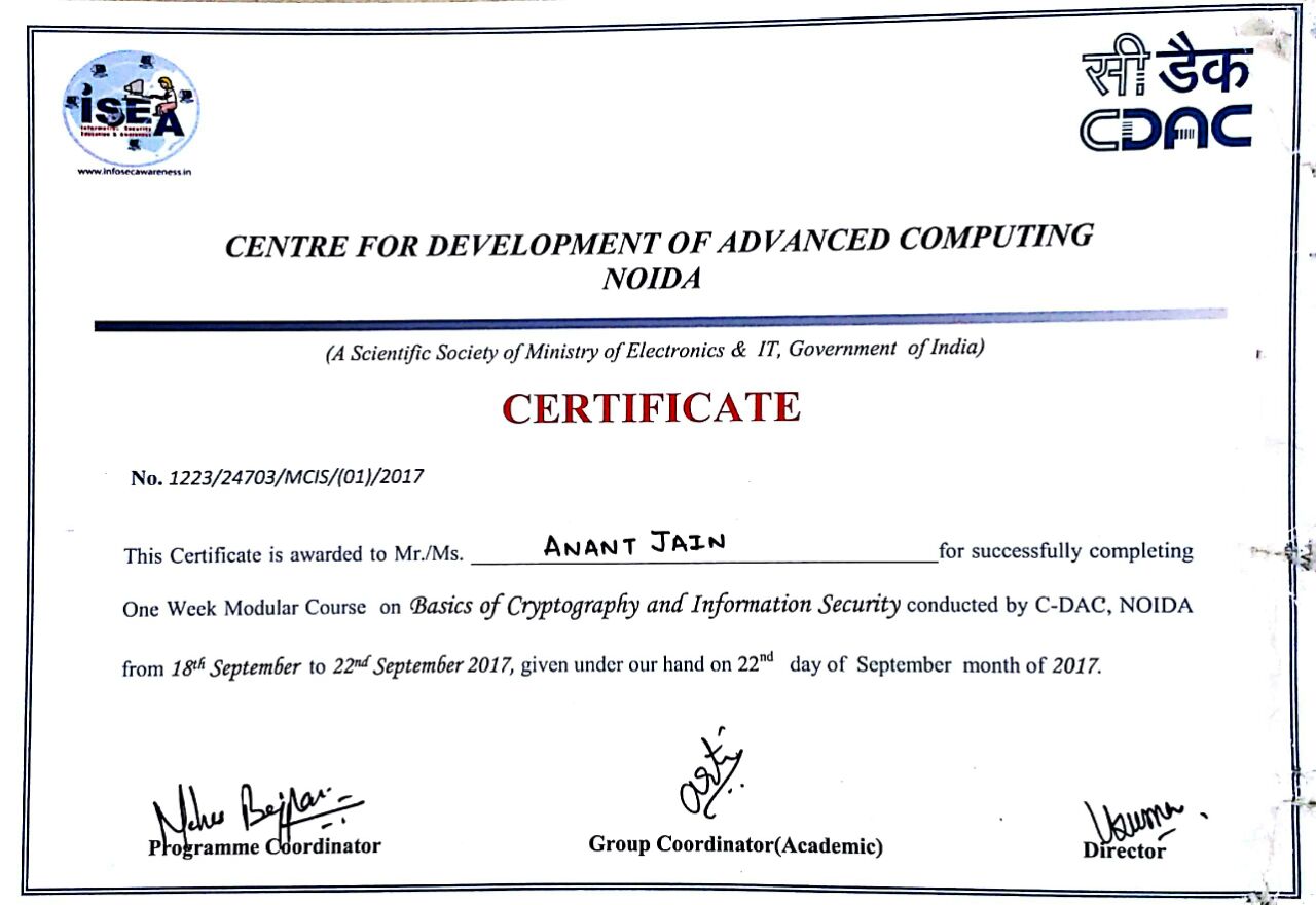 Anant Jain | Java Software Engineer